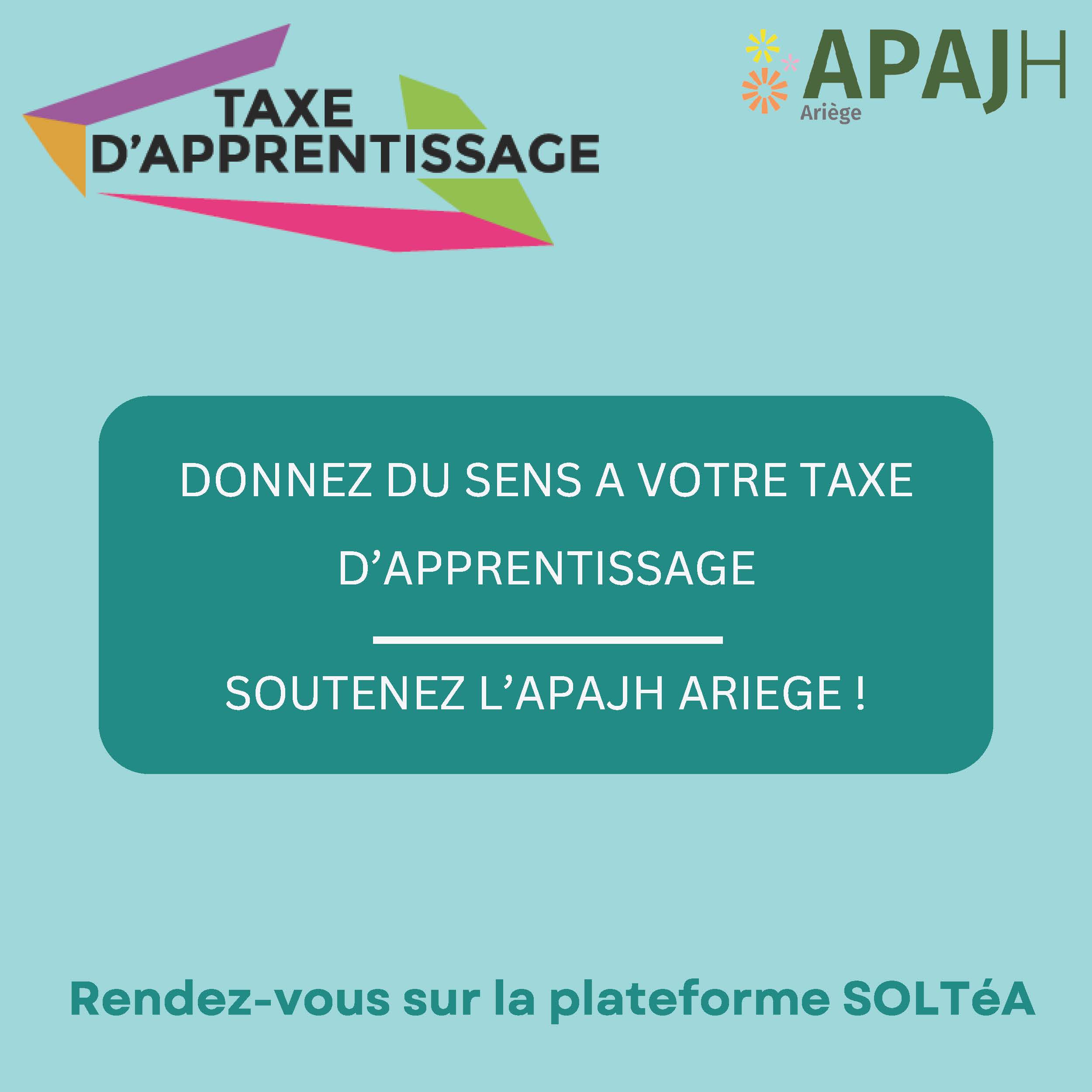 Donnez du sens à votre Taxe d'Apprentissage ! - APAJH Ariège